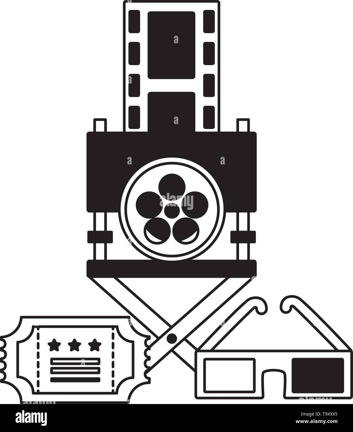 cinema movie design Stock Vector Image & Art - Alamy
