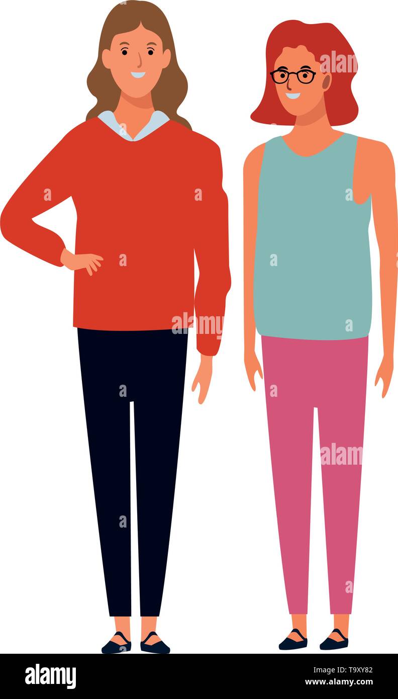 women avatar cartoon character Stock Vector Image & Art - Alamy
