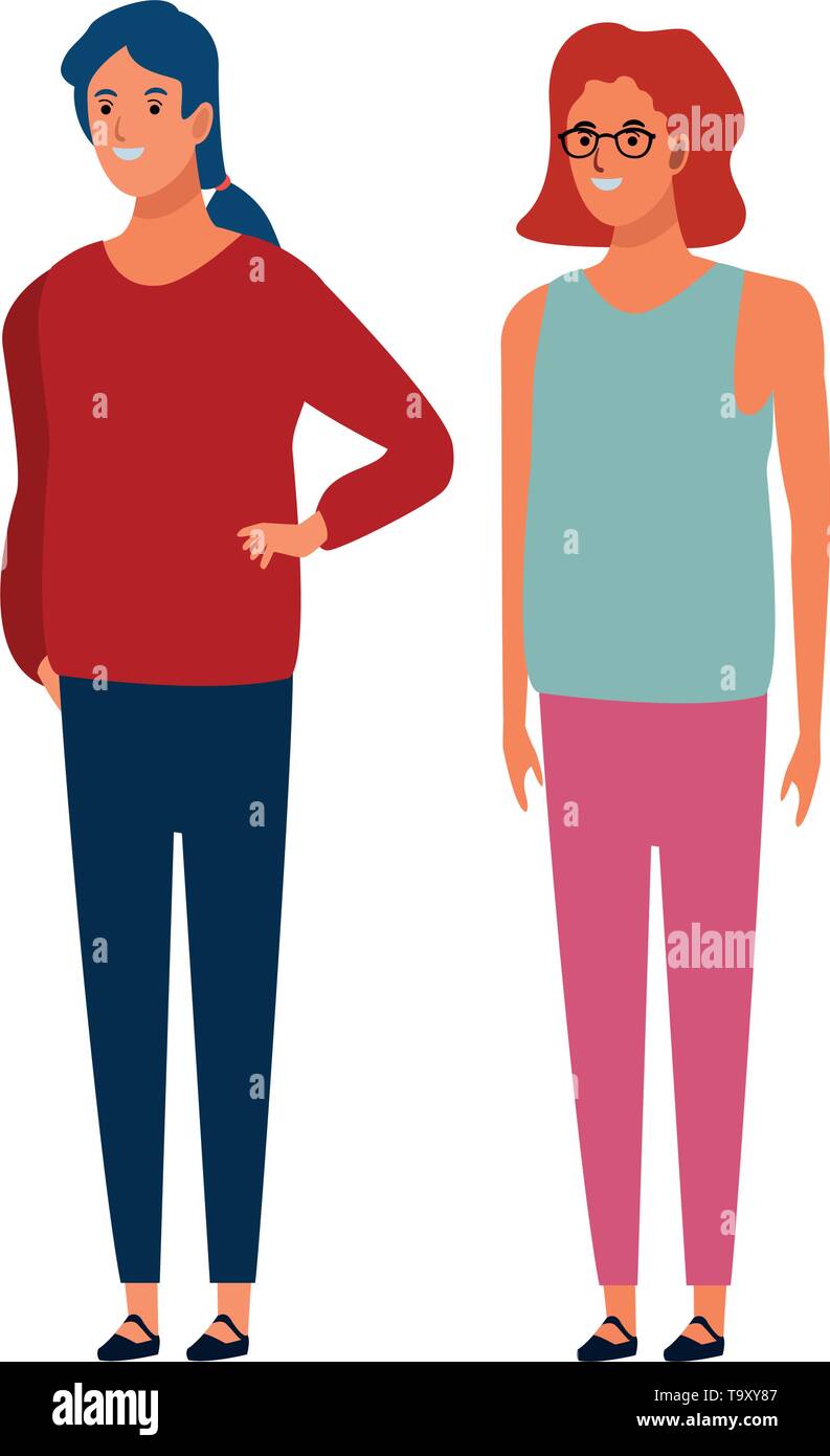 women avatar cartoon character Stock Vector Image & Art - Alamy