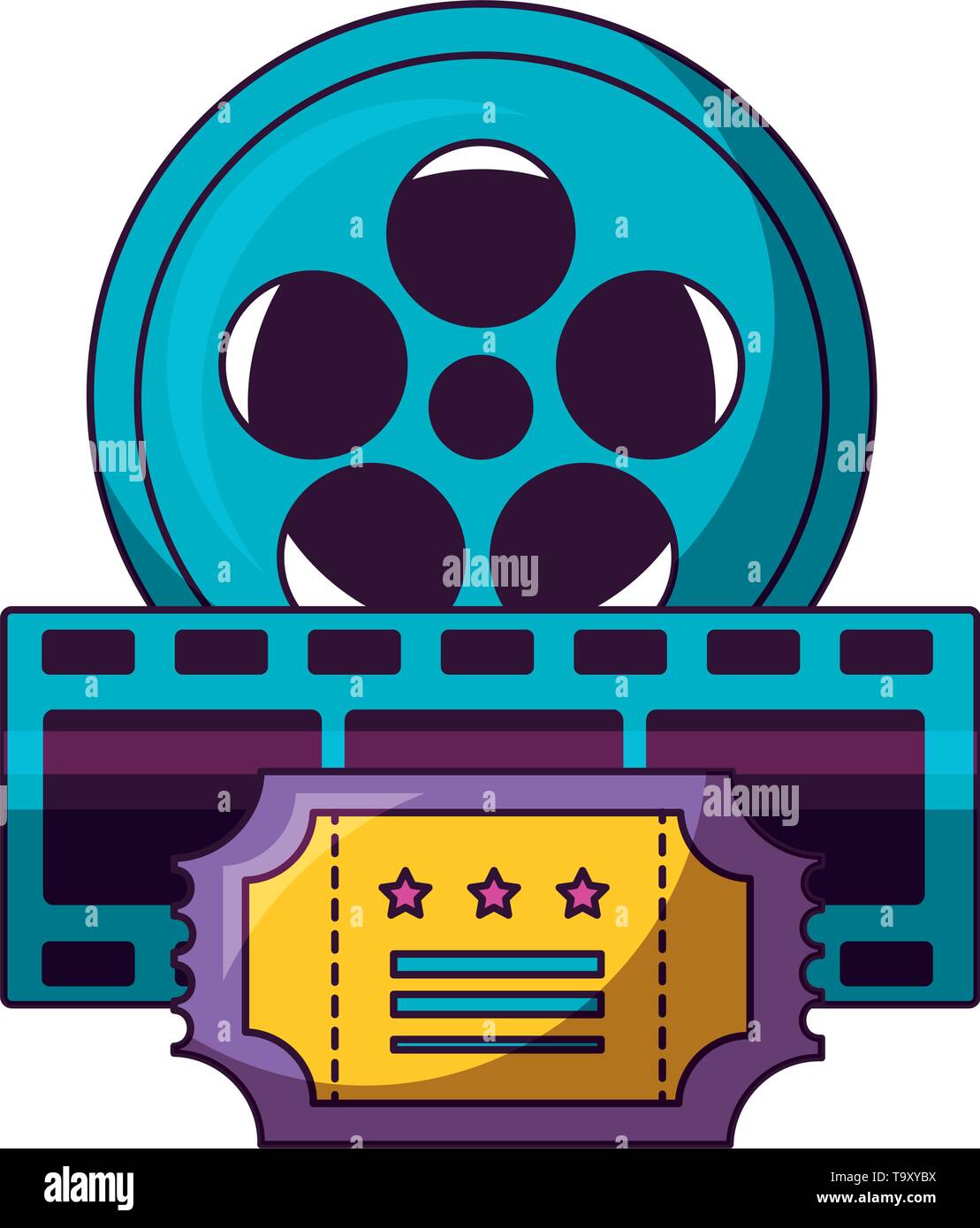 cinema movie design Stock Vector Image & Art - Alamy