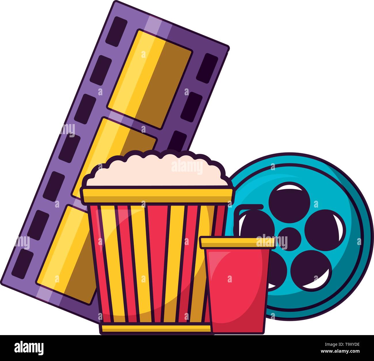 cinema movie design Stock Vector Image & Art - Alamy