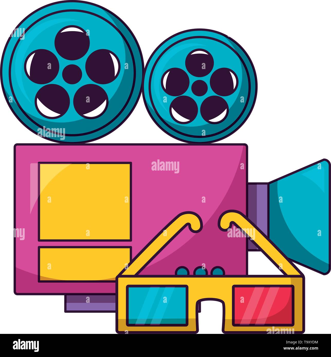 cinema movie design Stock Vector Image & Art - Alamy