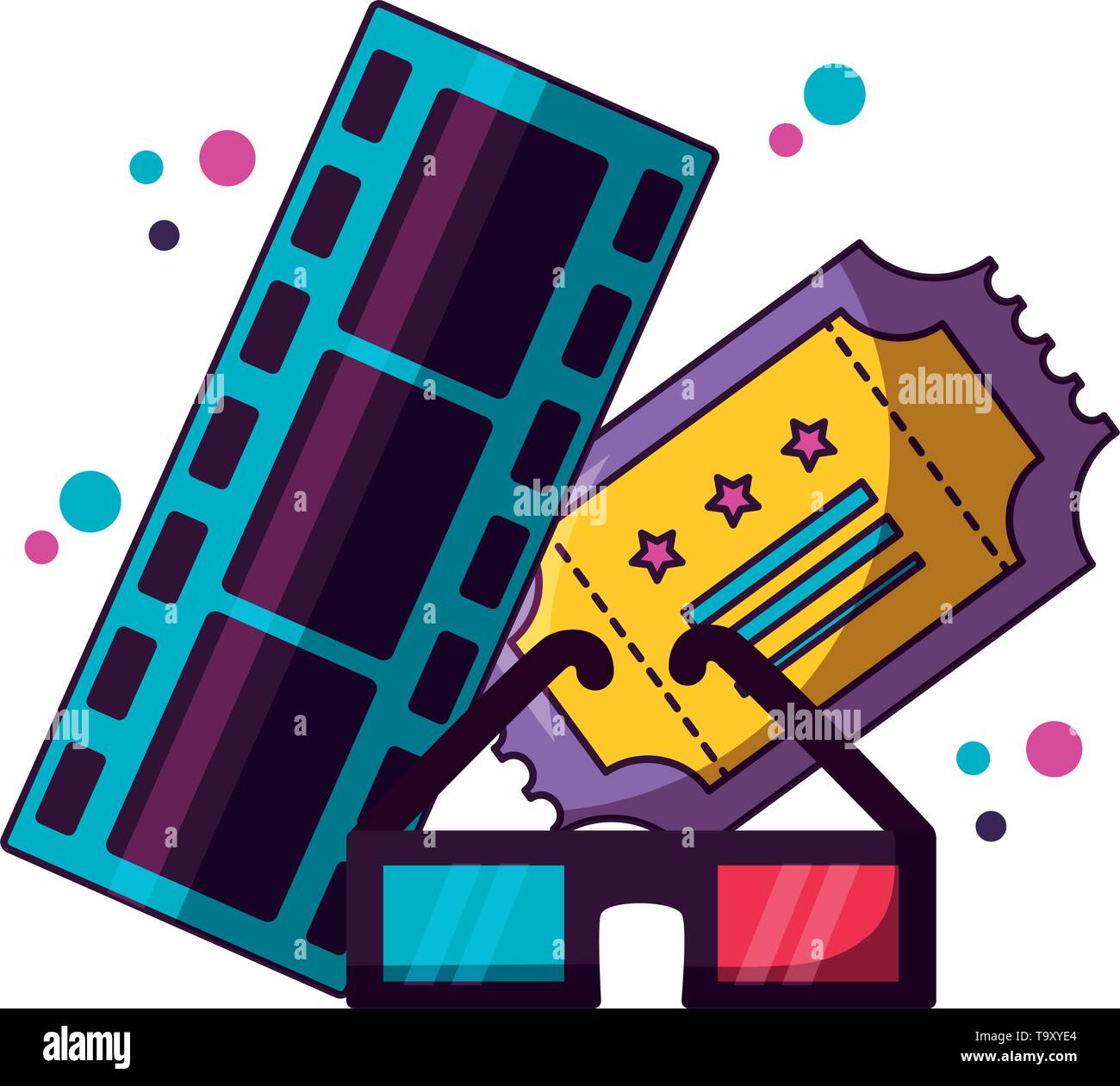 cinema movie design Stock Vector Image & Art - Alamy