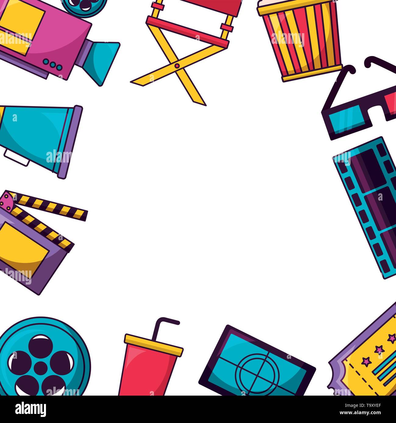 cinema movie design Stock Vector Image & Art - Alamy