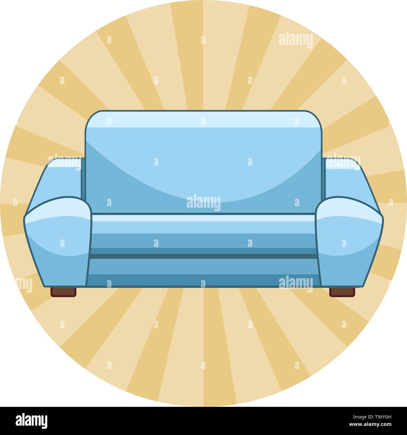 couch icon cartoon Stock Vector Image & Art - Alamy