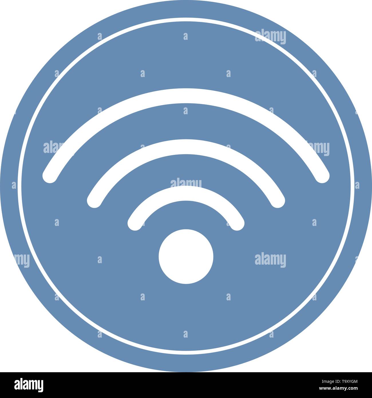 wireless sign icon Stock Vector Image & Art - Alamy