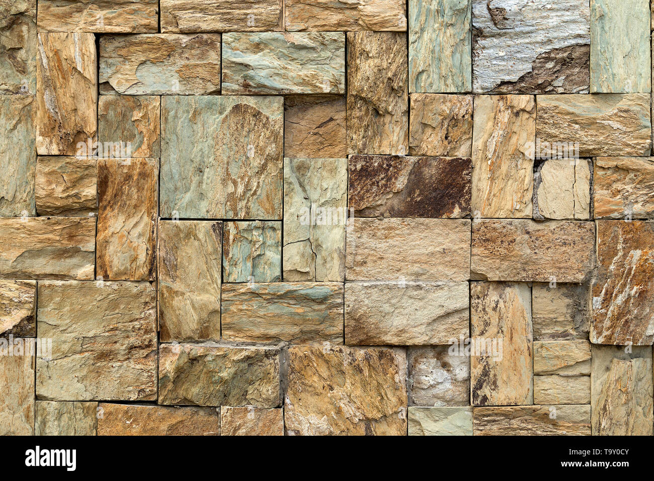 Stone tile textured wall background Stock Photo - Alamy