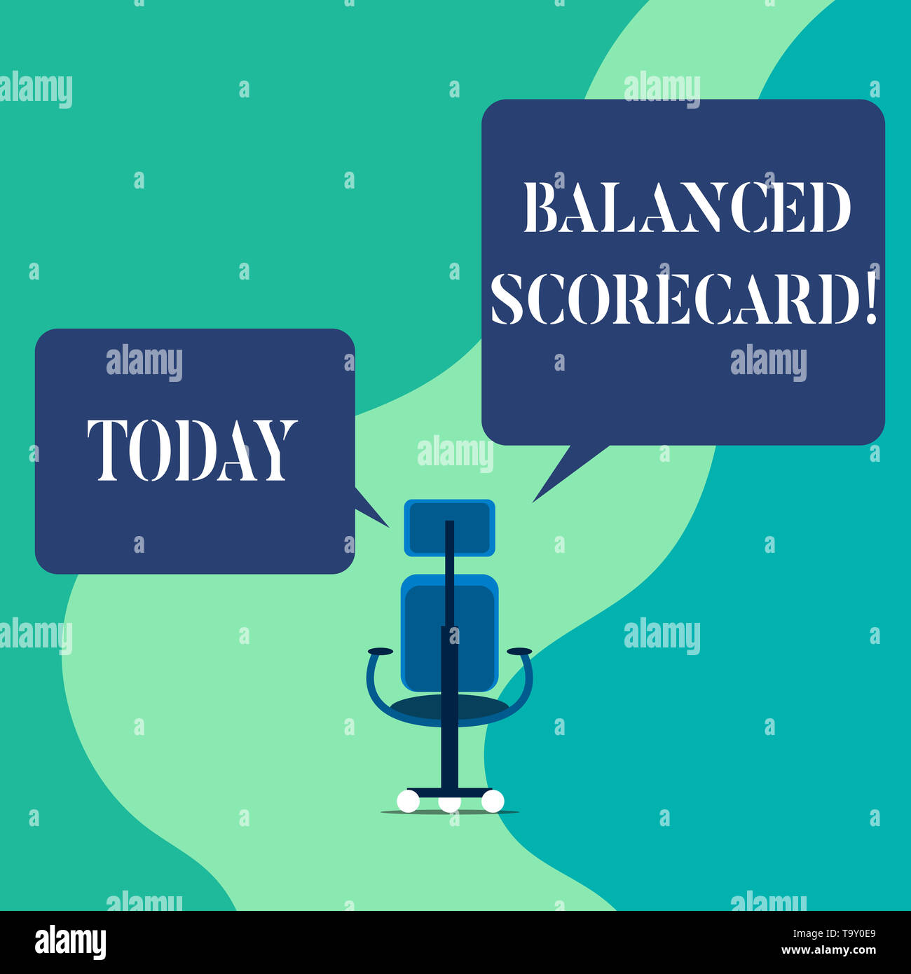 Word writing text Balanced Scorecard. Business photo showcasing a ...