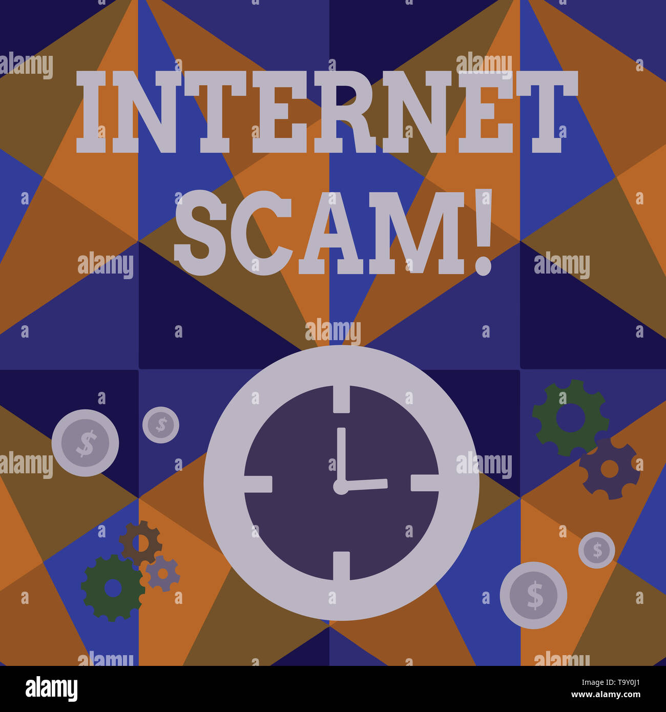 Handwriting text Internet Scam. Conceptual photo type of fraud or scam ...