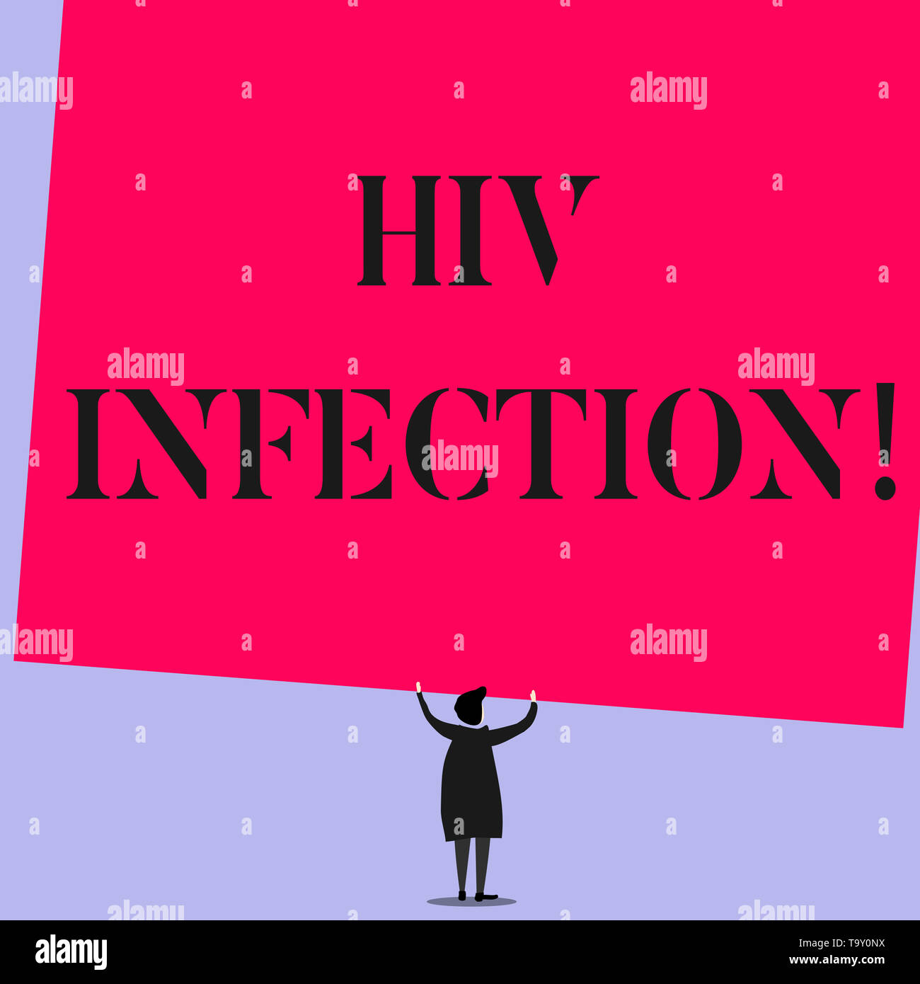 Word writing text Hiv Infection. Business photo showcasing sexually ...