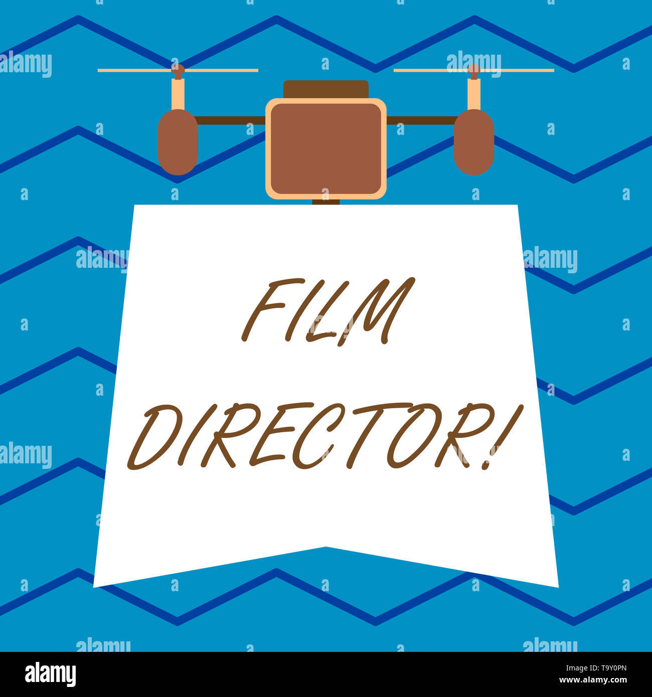 Text sign showing Film Director. Business photo text a demonstrating ...