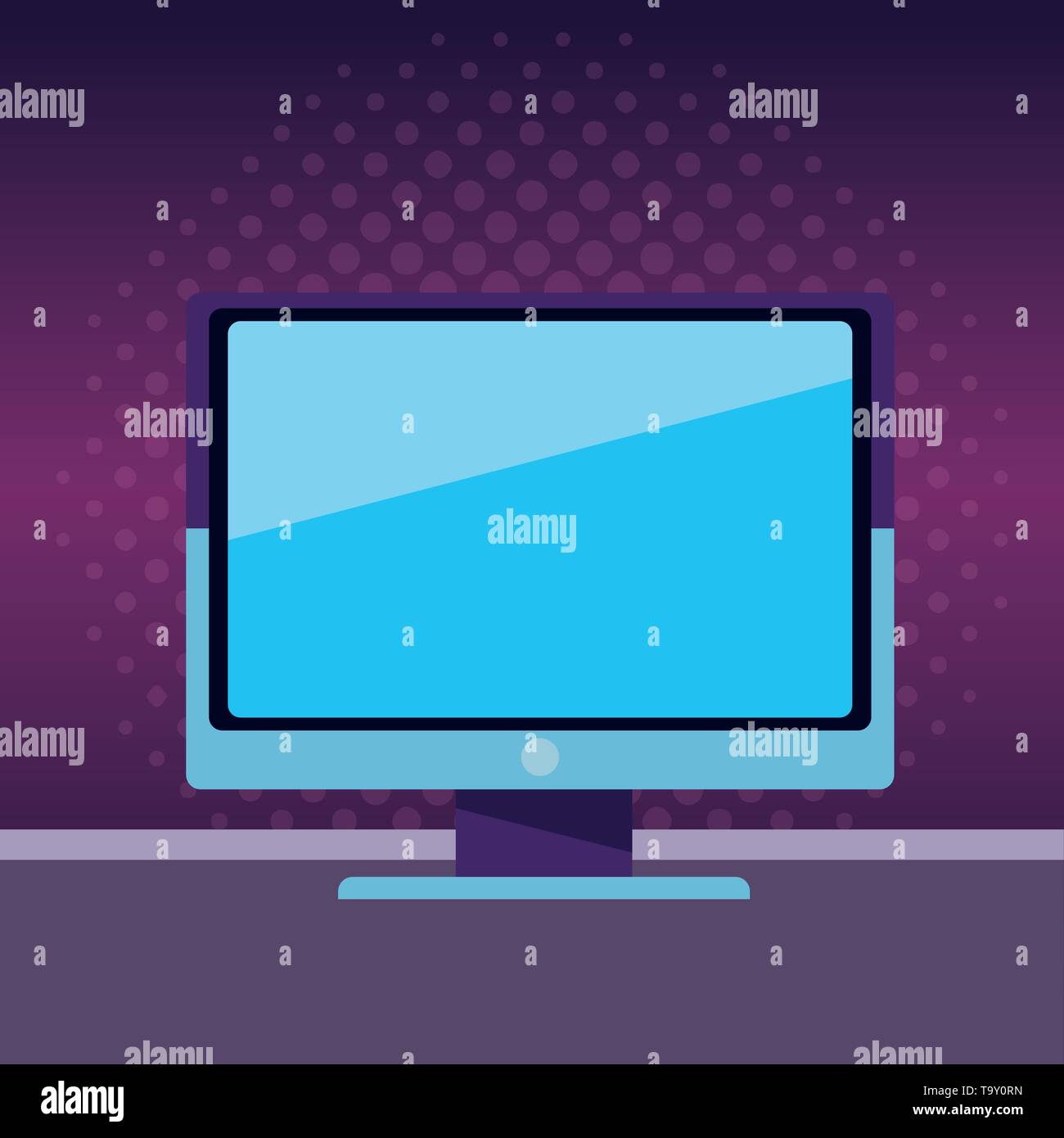 computer icon cartoon Stock Vector Image & Art - Alamy