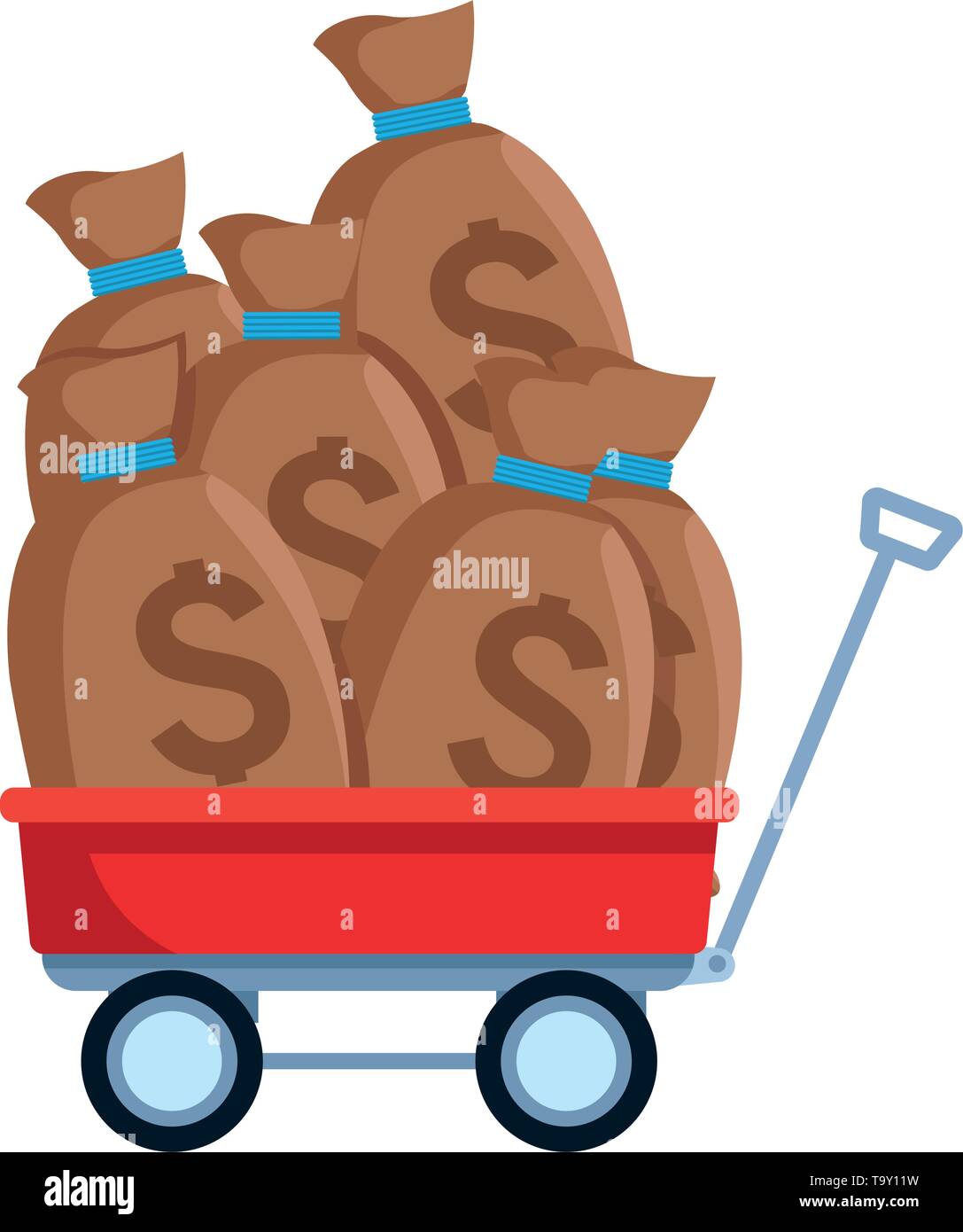 Treasure wagons Stock Vector Images - Alamy