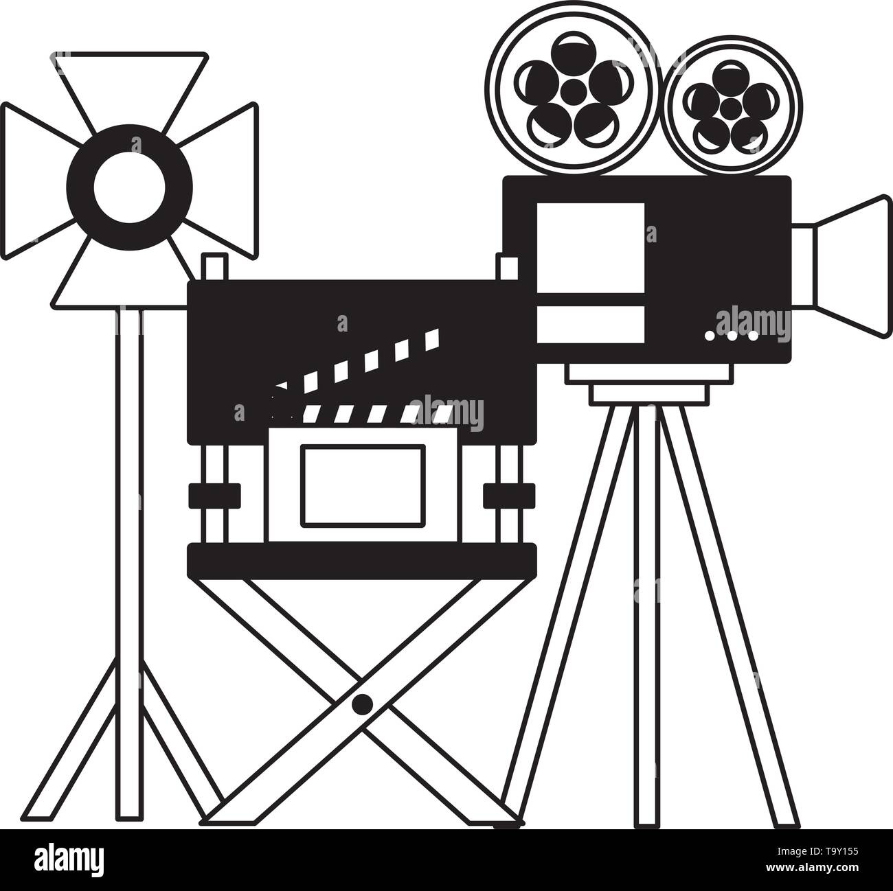 cinema movie design Stock Vector Image & Art - Alamy