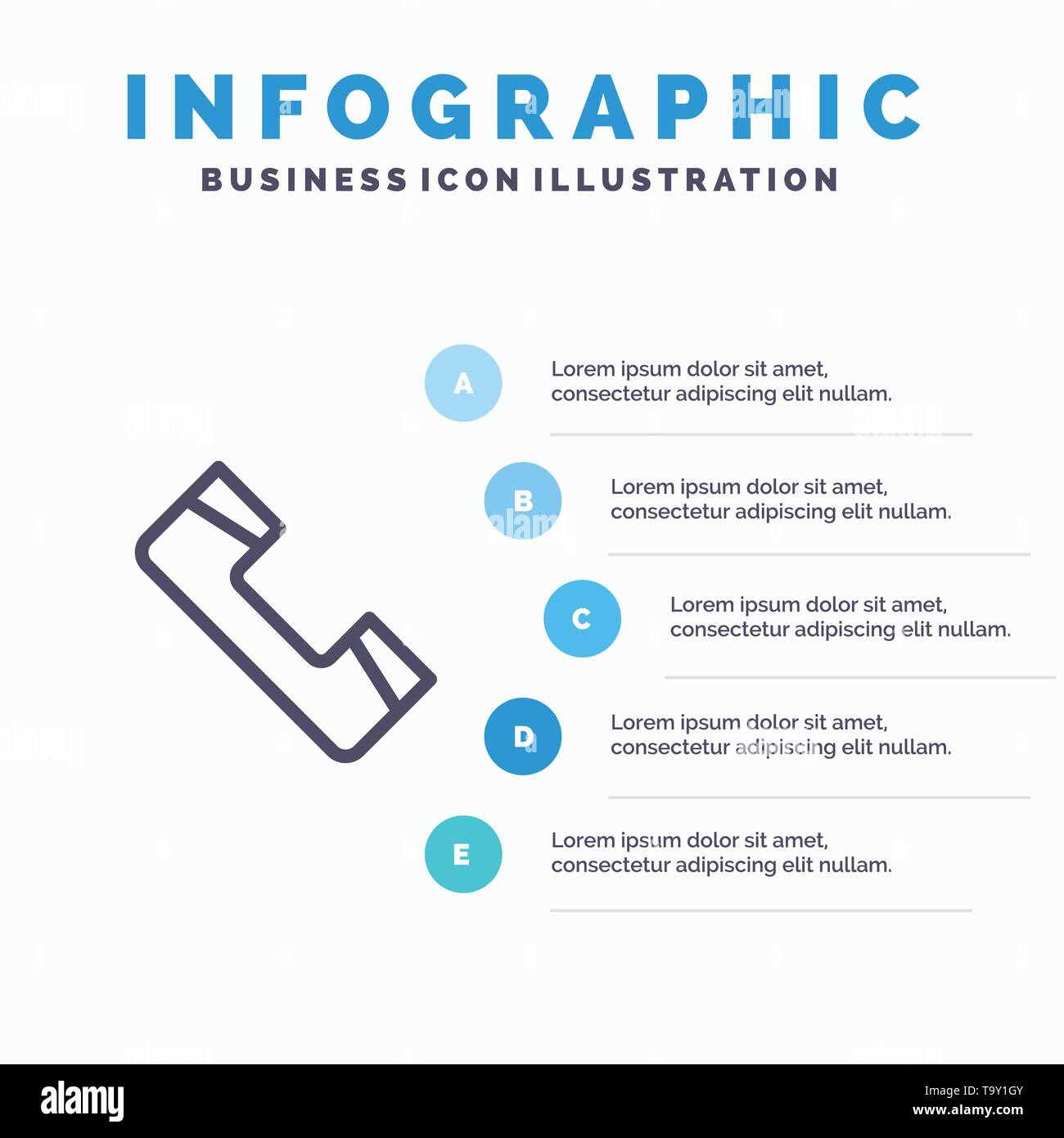 Call center infographics hi-res stock photography and images - Alamy