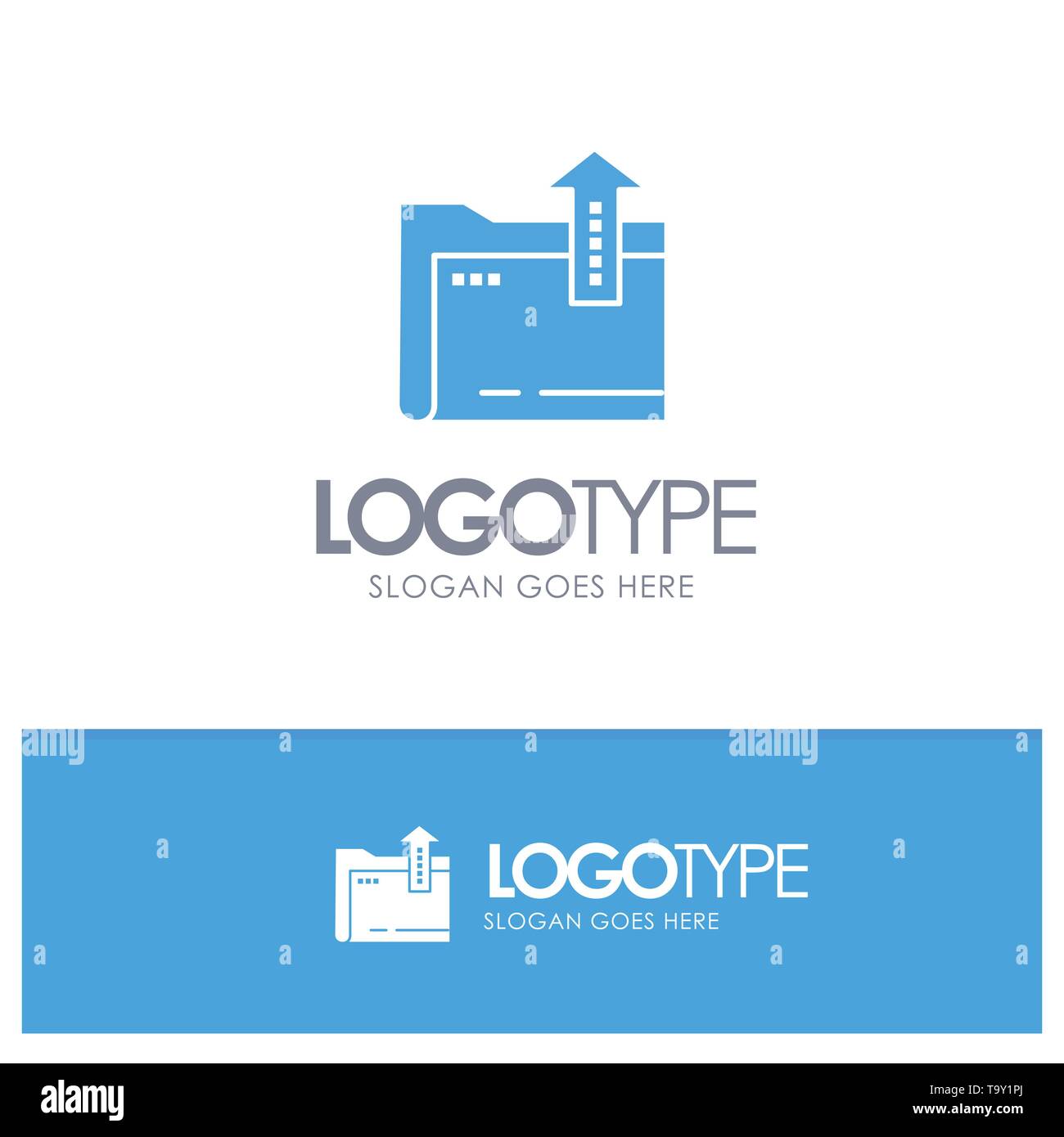 Blue File Folder Paper Vector High Resolution Stock Photography and ...