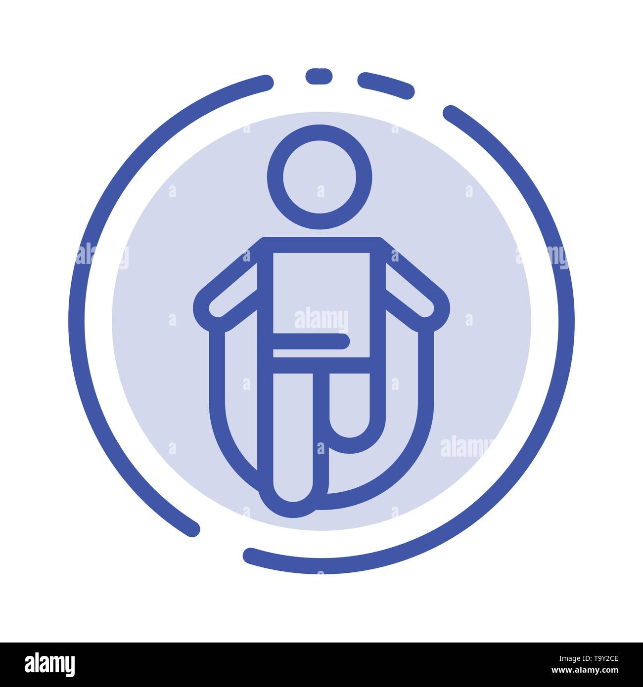 Child jumping gym Stock Vector Images - Alamy