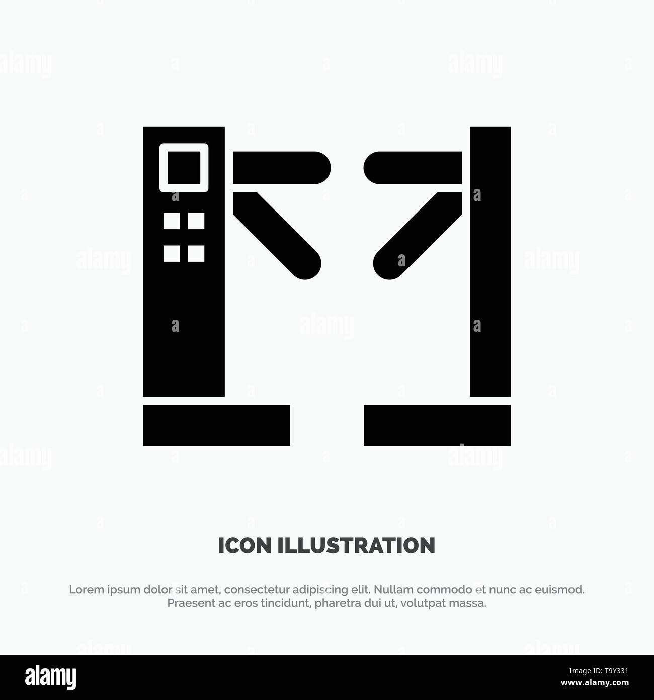 Underground barrier Cut Out Stock Images & Pictures - Alamy