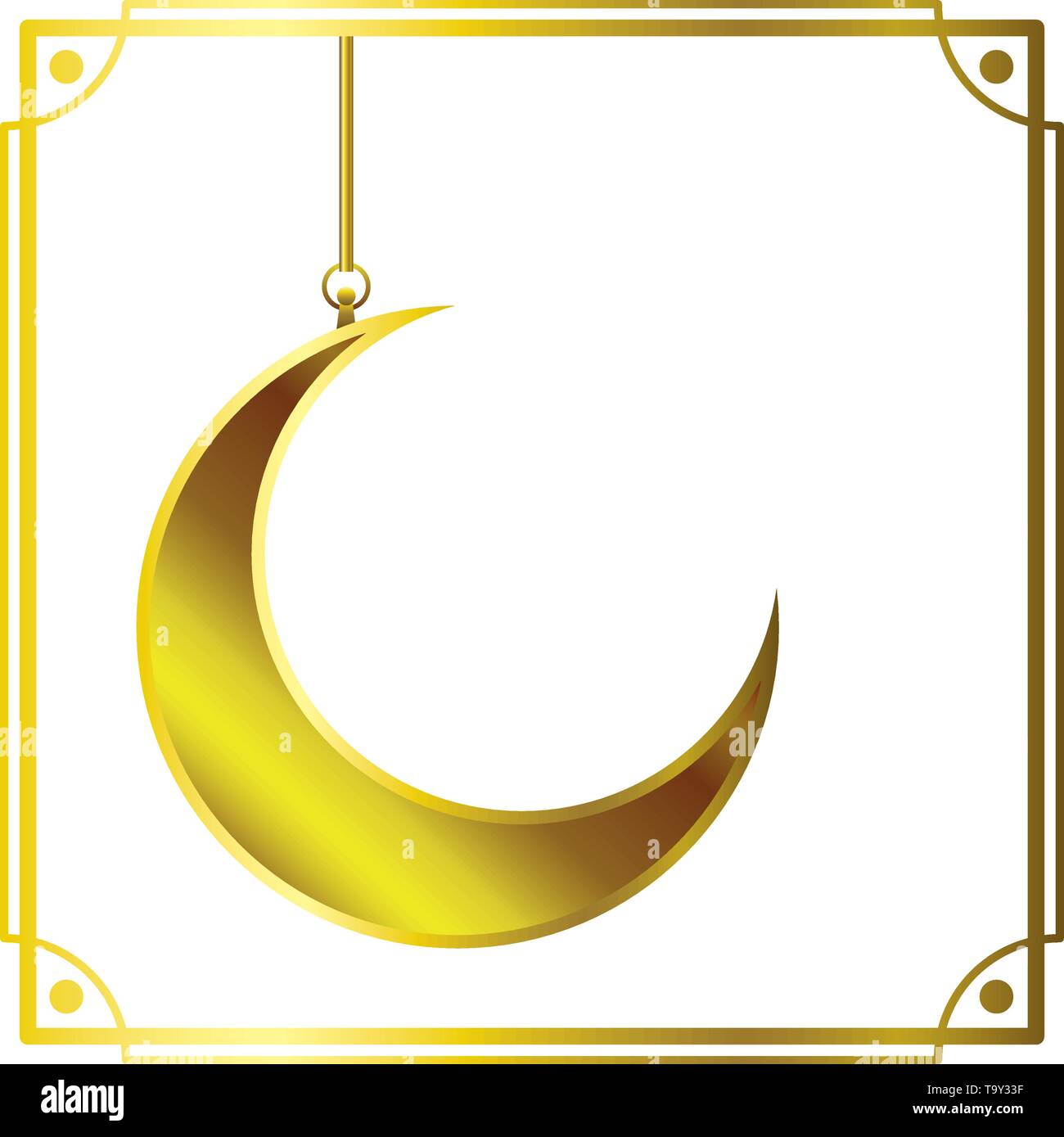 moon hanging isolated icon Stock Vector Image & Art - Alamy