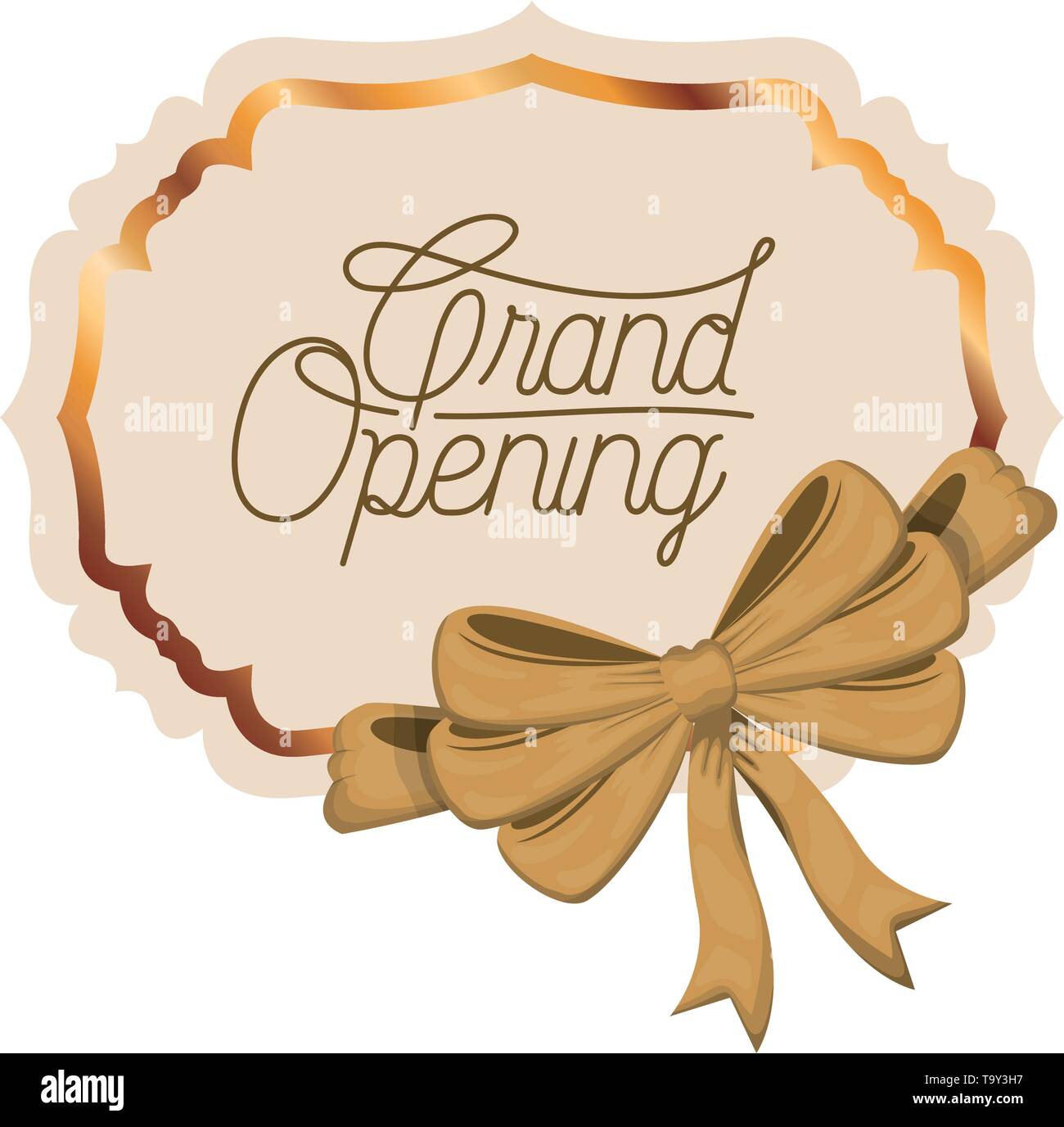 Center grand opening Stock Vector Images - Alamy