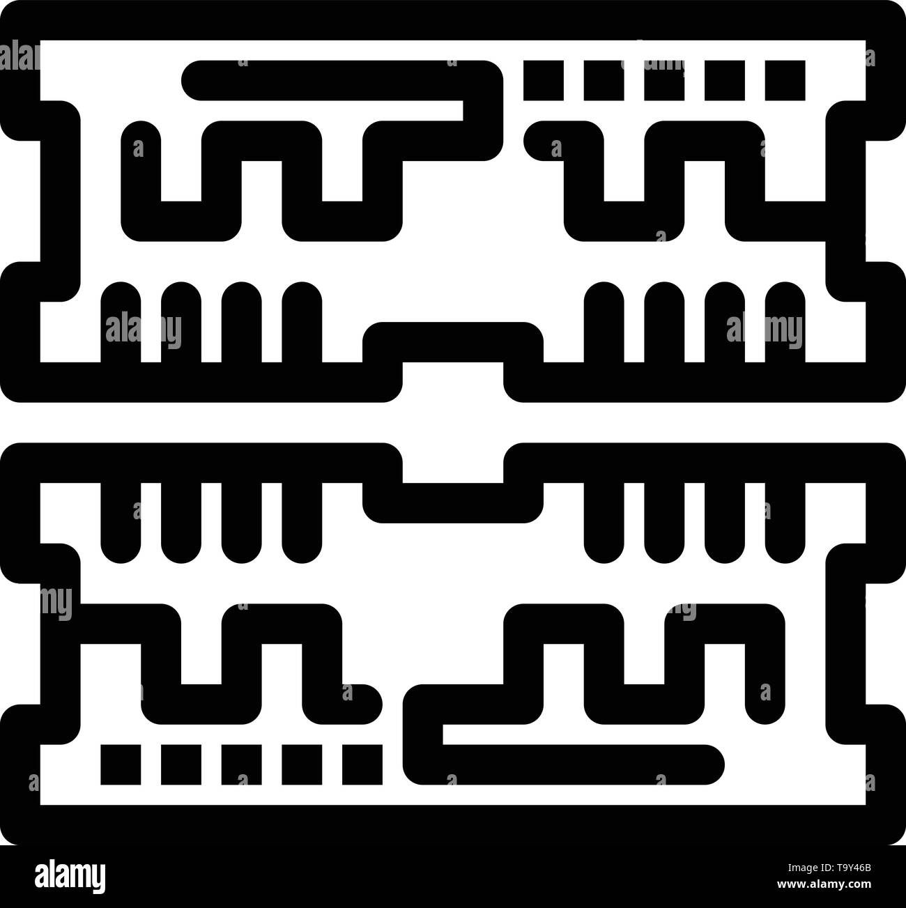 Circuit board computer hard disk Black and White Stock Photos & Images ...