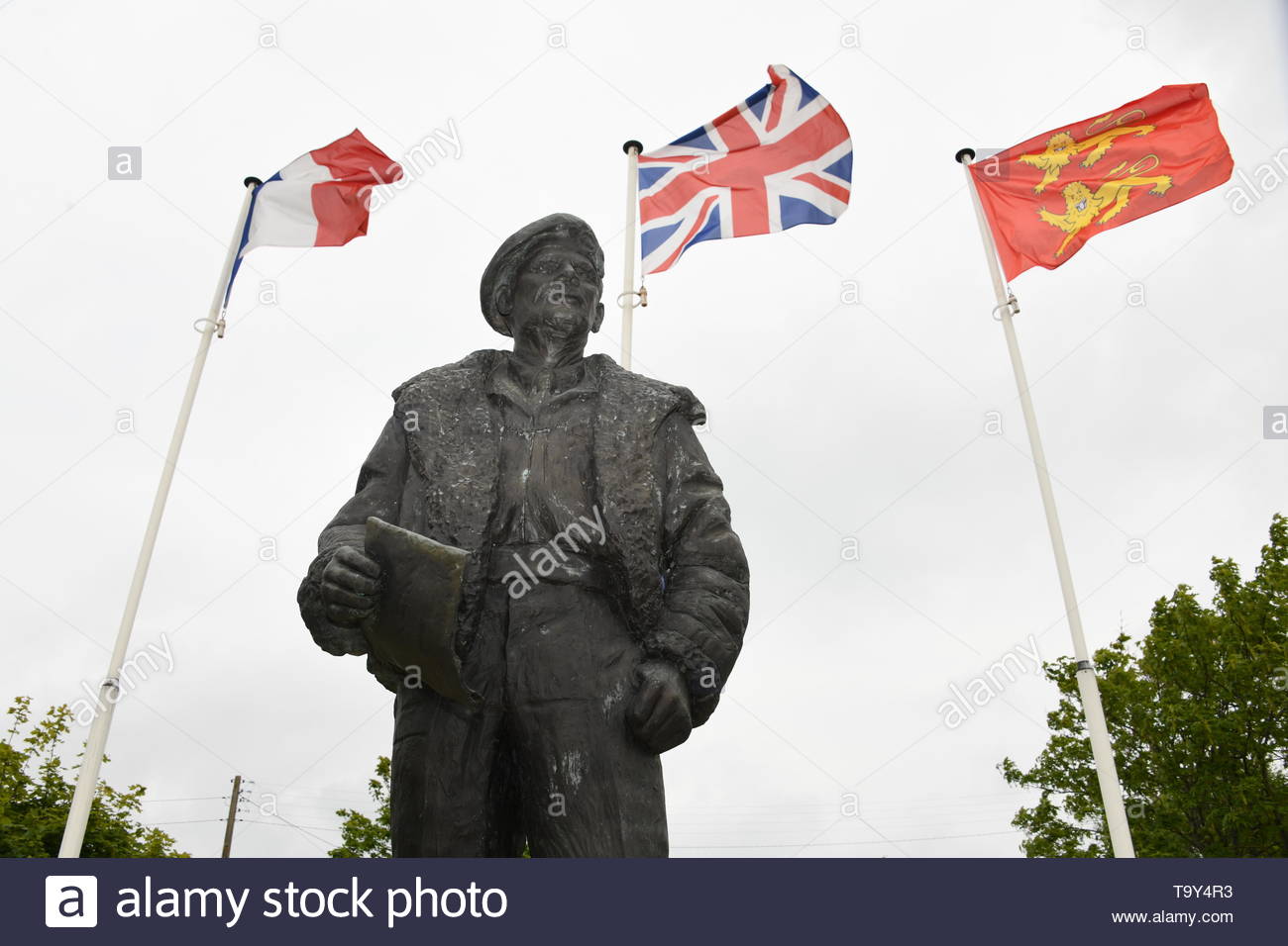 Montgomery Statue Normandy High Resolution Stock Photography and Images ...