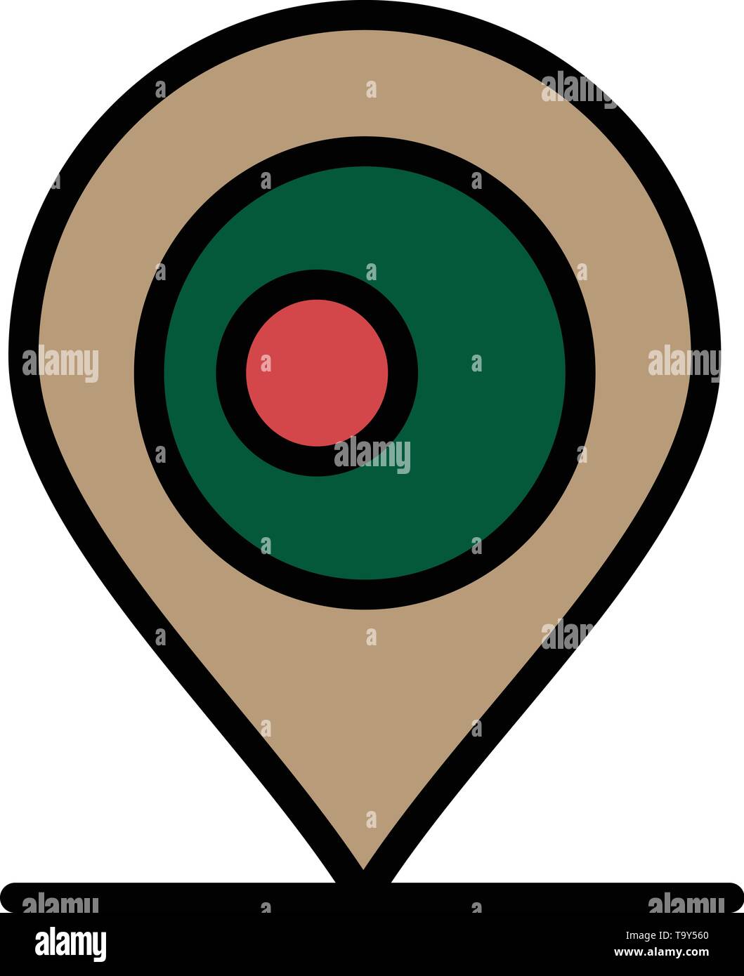 Bangladesh logo map vector icon hi-res stock photography and images - Alamy
