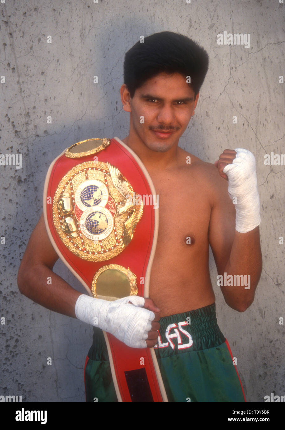 Los Angeles, California, USA 19th April 1994 (Exclusive) Boxer Rafael ...
