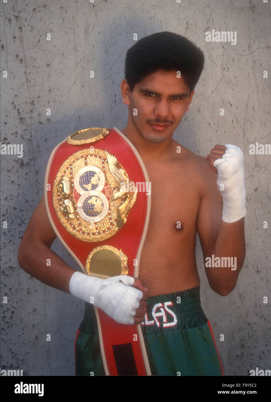 Los Angeles, California, USA 19th April 1994 (Exclusive) Boxer Rafael ...