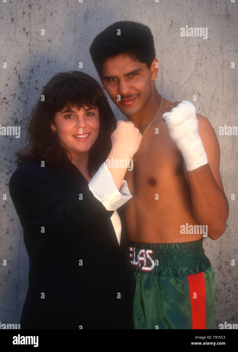 Los Angeles, California, USA 19th April 1994 (Exclusive) Boxer Rafael ...