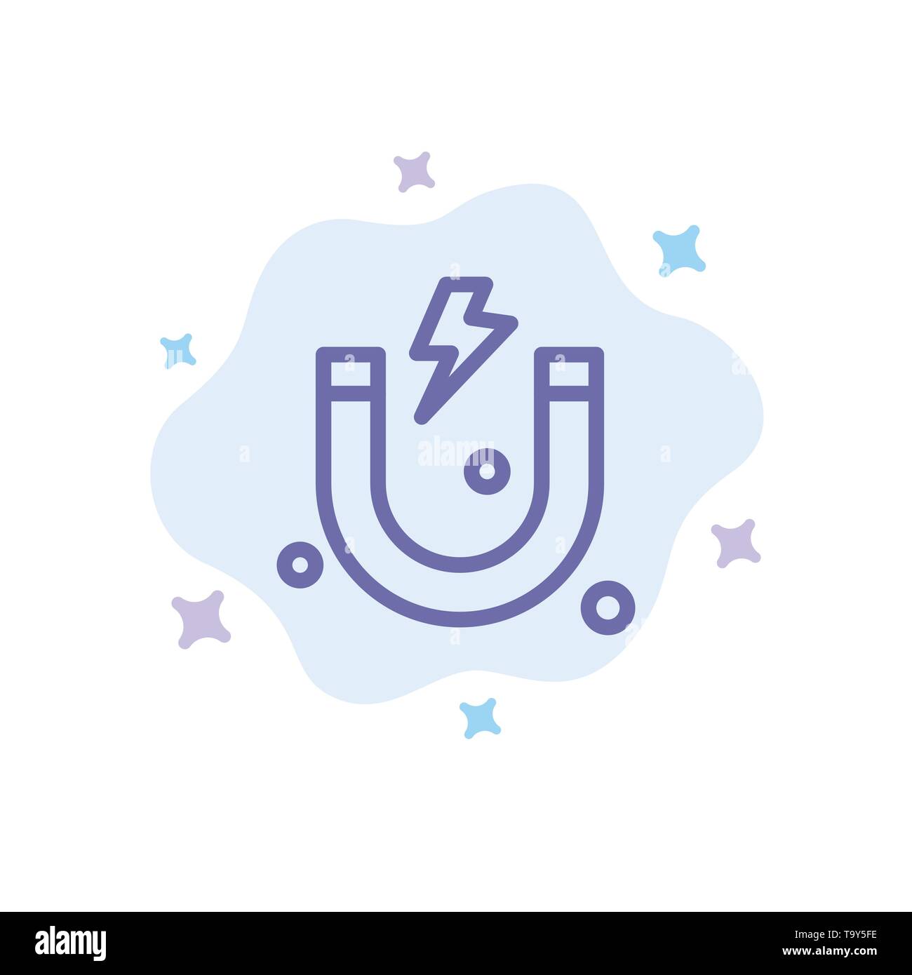 Magnetism background Stock Vector Images - Alamy