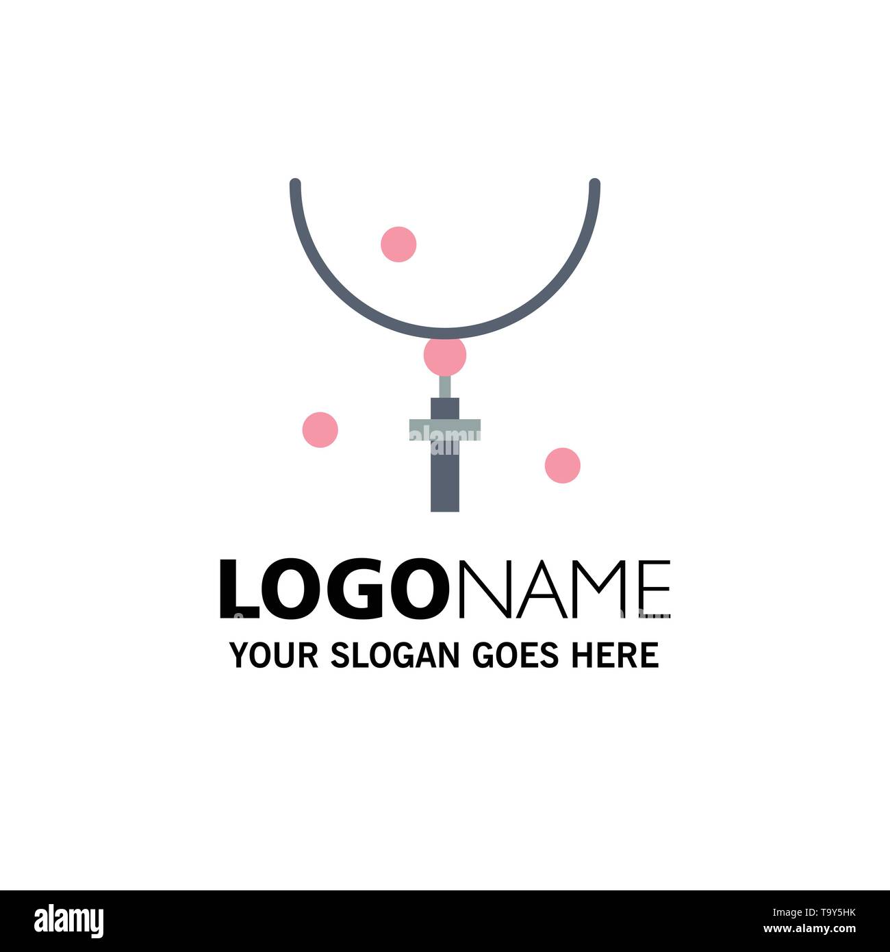 Silver woman necklace Cut Out Stock Images & Pictures - Alamy