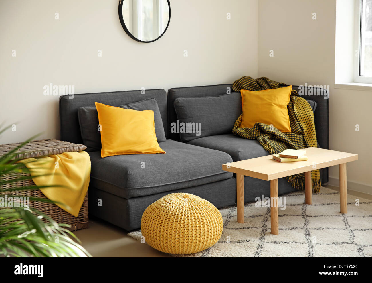Big comfortable sofa hi-res stock photography and images - Alamy