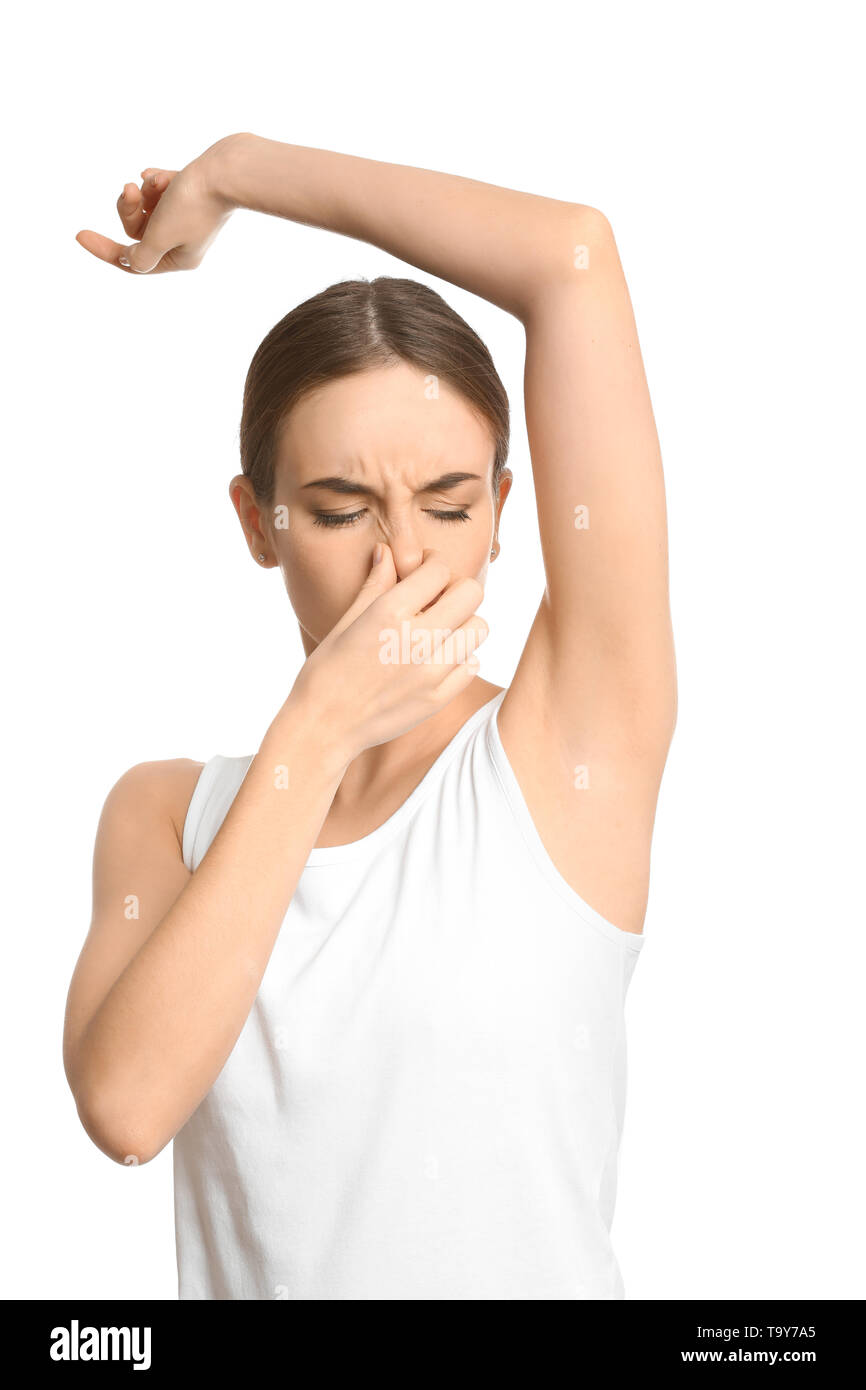 Woman armpit smell hi-res stock photography and images - Alamy