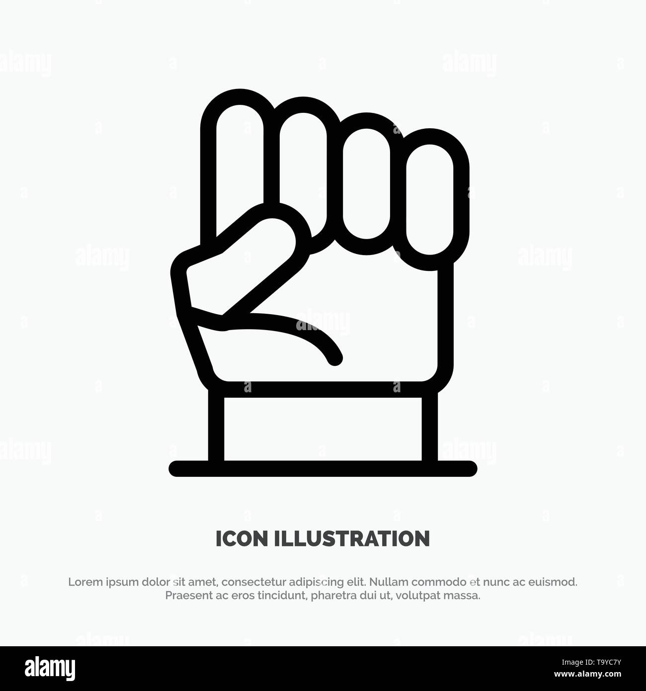 Power strength Stock Vector Images - Alamy