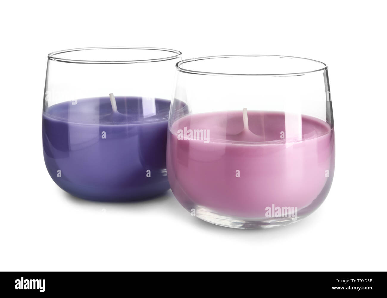 Different color candles Cut Out Stock Images & Pictures - Alamy