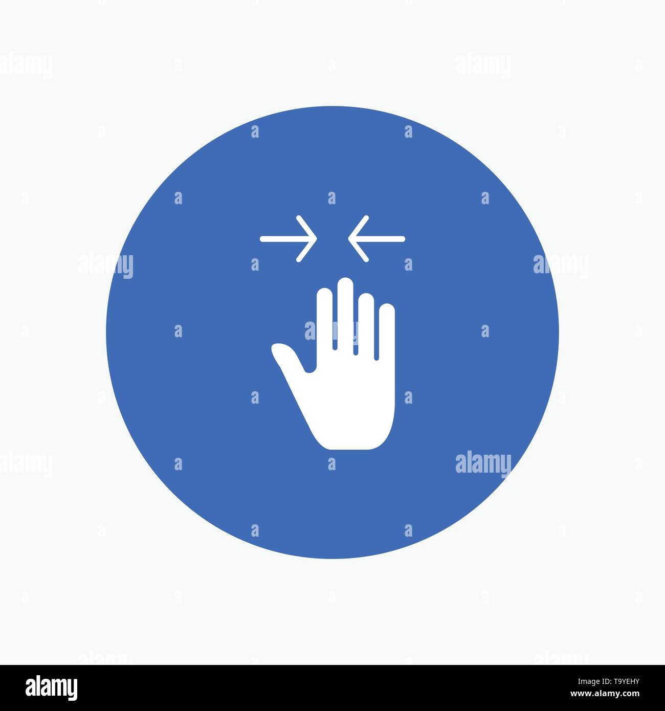 Pinch hand Cut Out Stock Images & Pictures - Alamy