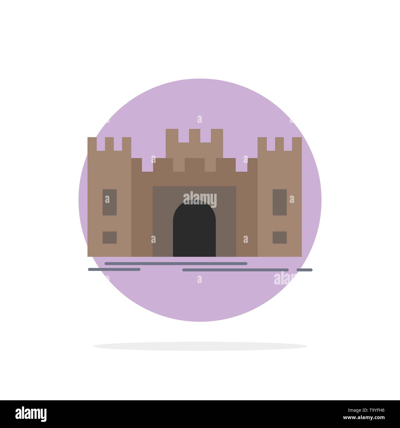 Defensive city wall Stock Vector Images - Alamy