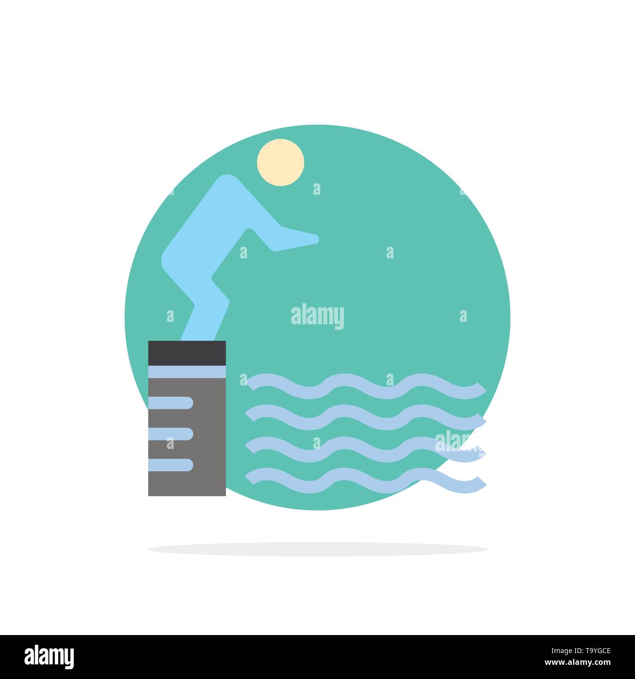 Olympic diving competition Stock Vector Images - Alamy