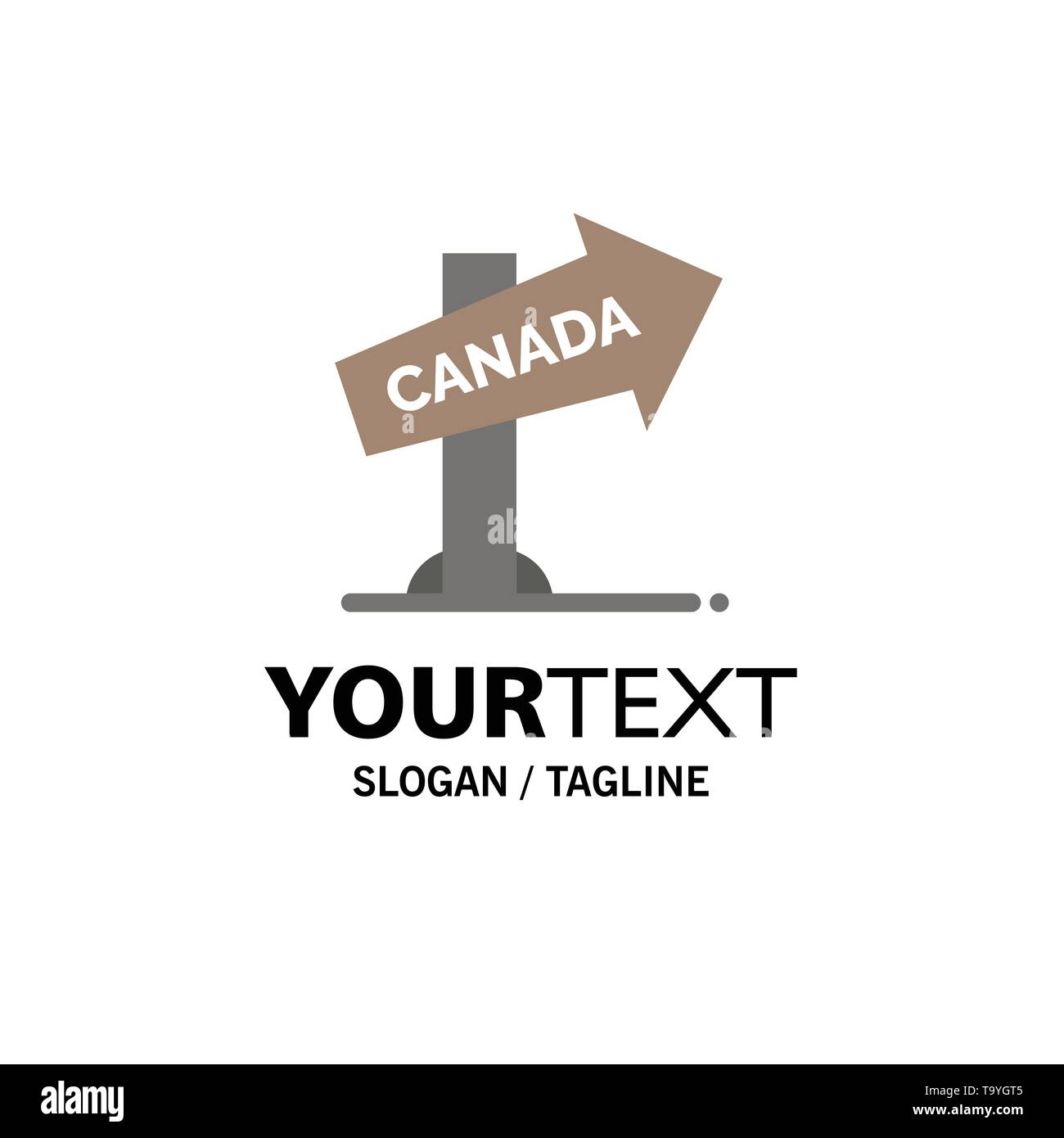 Canada globe location flag hi-res stock photography and images - Alamy