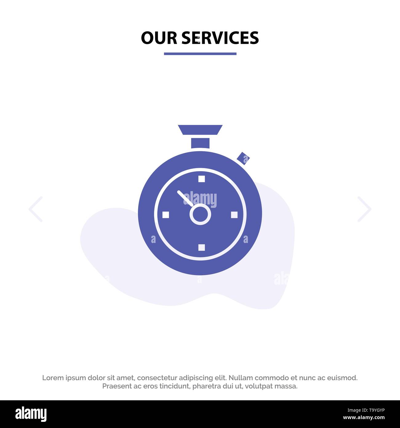 Our Services Compass, Timer, Time, Hotel Solid Glyph Icon Web card ...