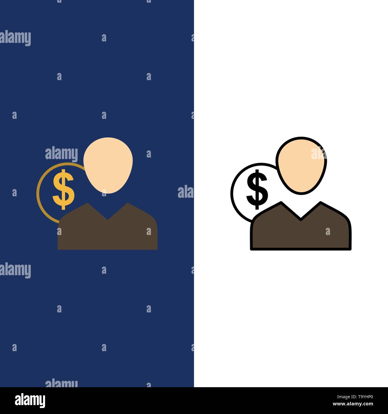 Delegation icon vector vectors hi-res stock photography and images - Alamy