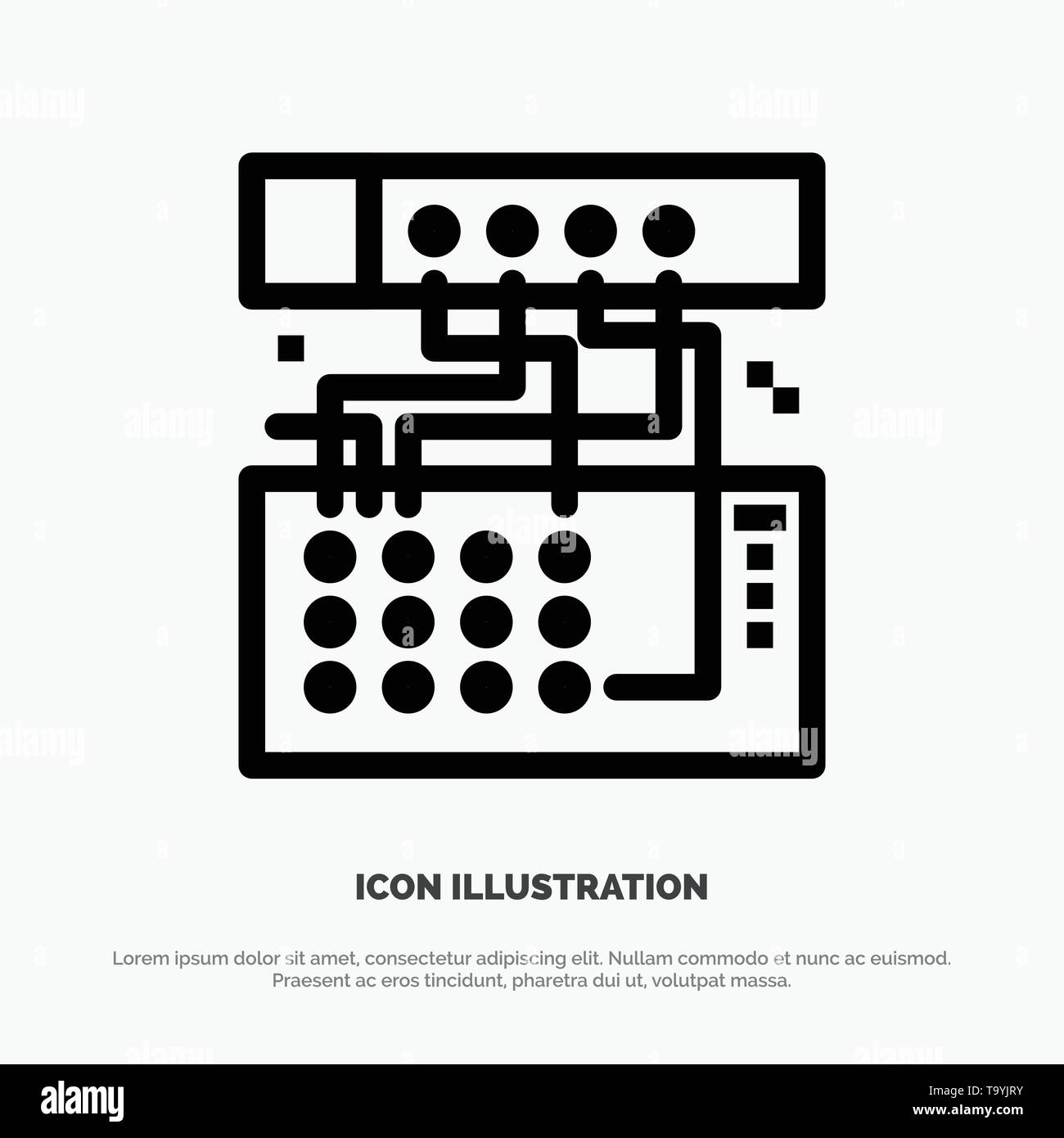 Electrical wire wire antique Stock Vector Images - Alamy