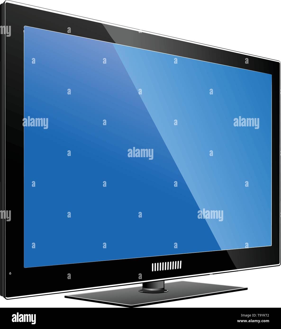 Widecombat started from flat computer monitor display vector i hi-res ...