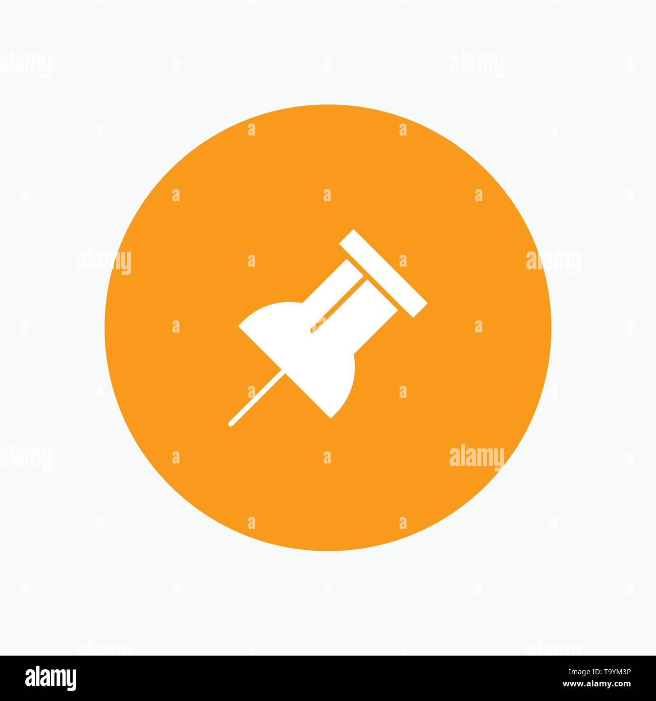 Board with sheet of paper pinned Stock Vector Images - Alamy