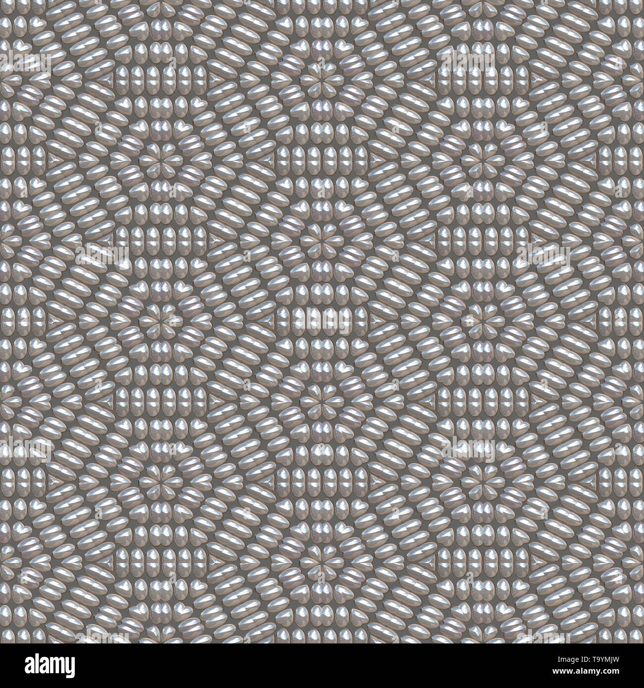 Pearl Beads Seamless Texture Tile Stock Photo - Alamy