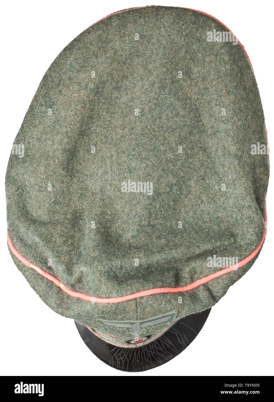 An old style field cap for officers of panzer troops Field-grey woollen ...