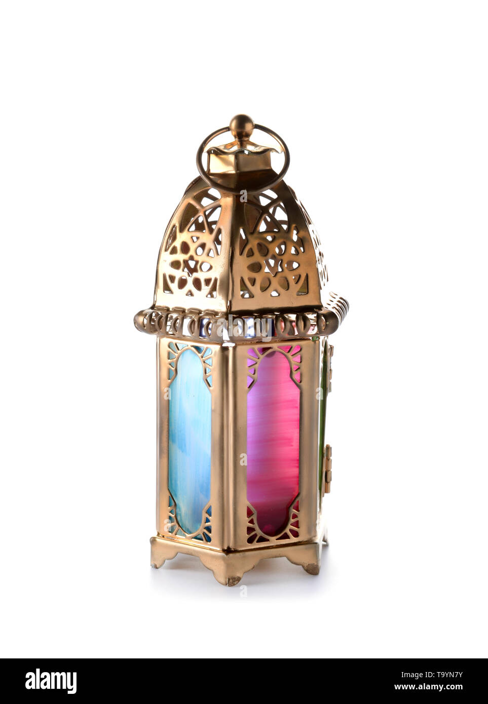 Muslim lamp as Ramadan symbol on white background Stock Photo - Alamy