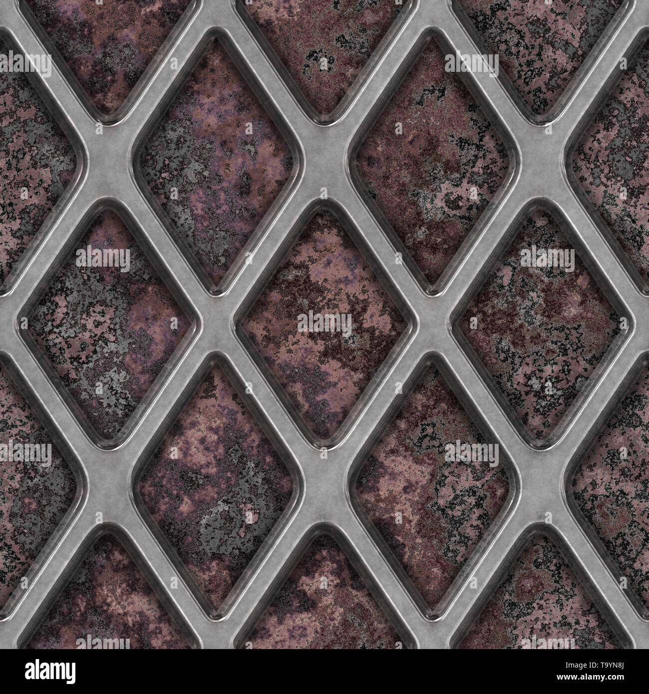 Grate on Granite Seamless Texture Tile Stock Photo - Alamy