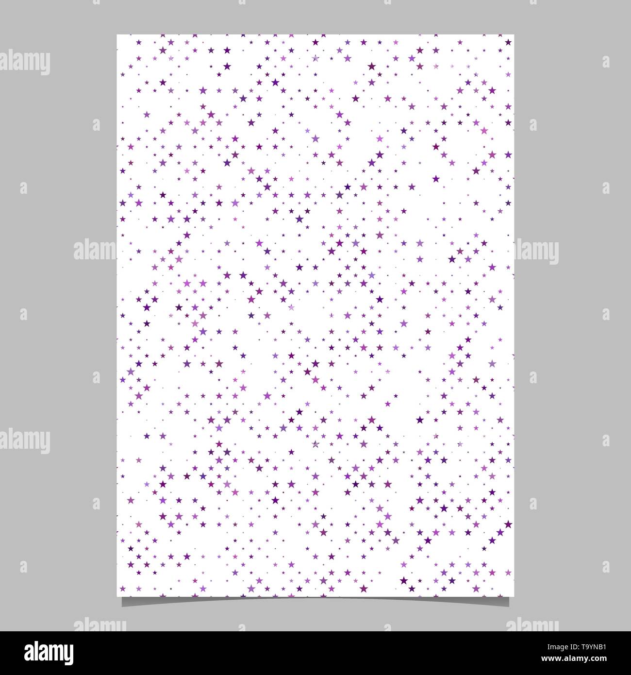 Star Pattern Flyer Template Vector Stationery Background Stock Vector Image And Art Alamy
